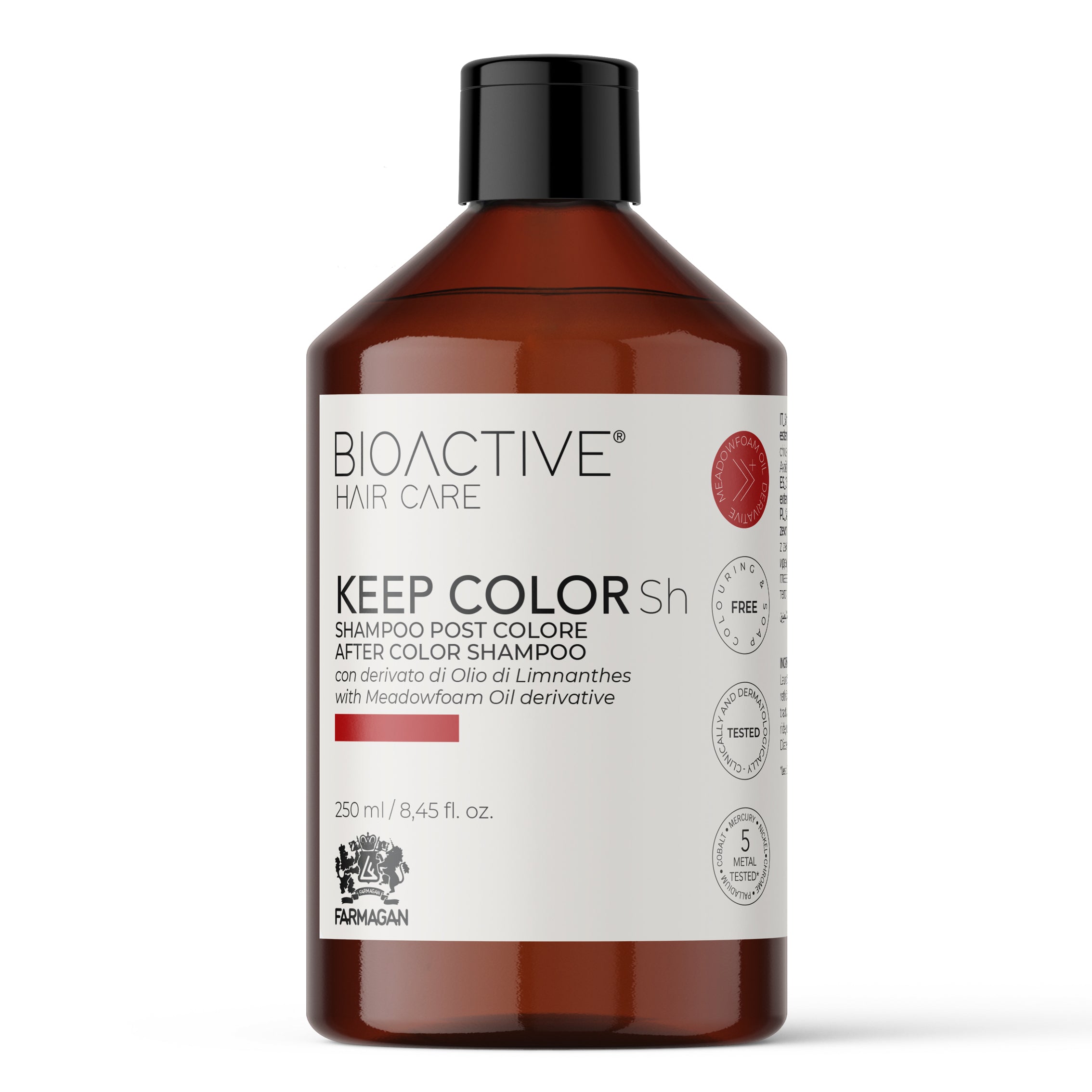Farmagan Bioactive Hair Care Keep Color Sh Post Color Shampoo 250 Ml ...