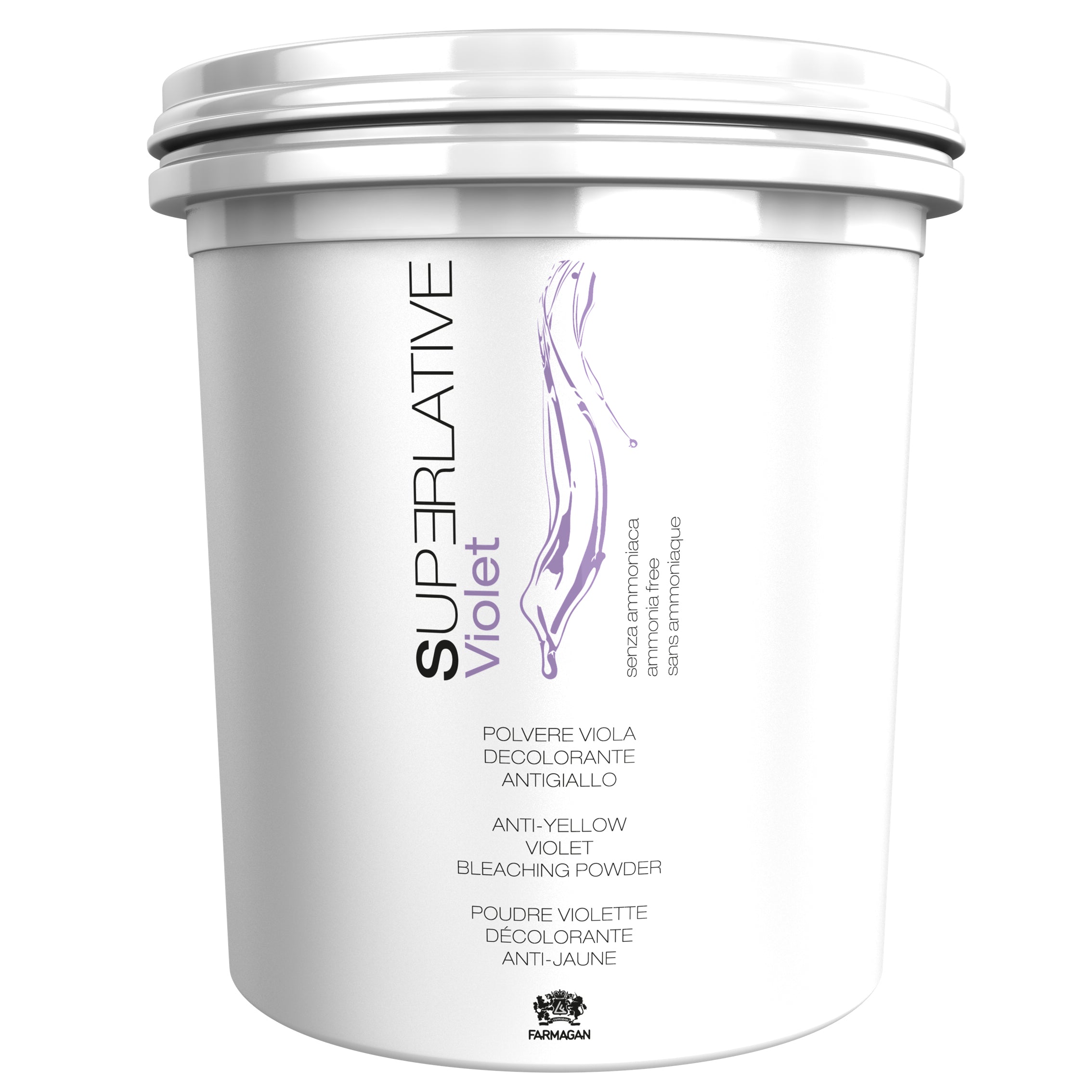 Farmagan Superlative Violet Anti-Yellow Violet Bleaching Powder 500 Gr ...